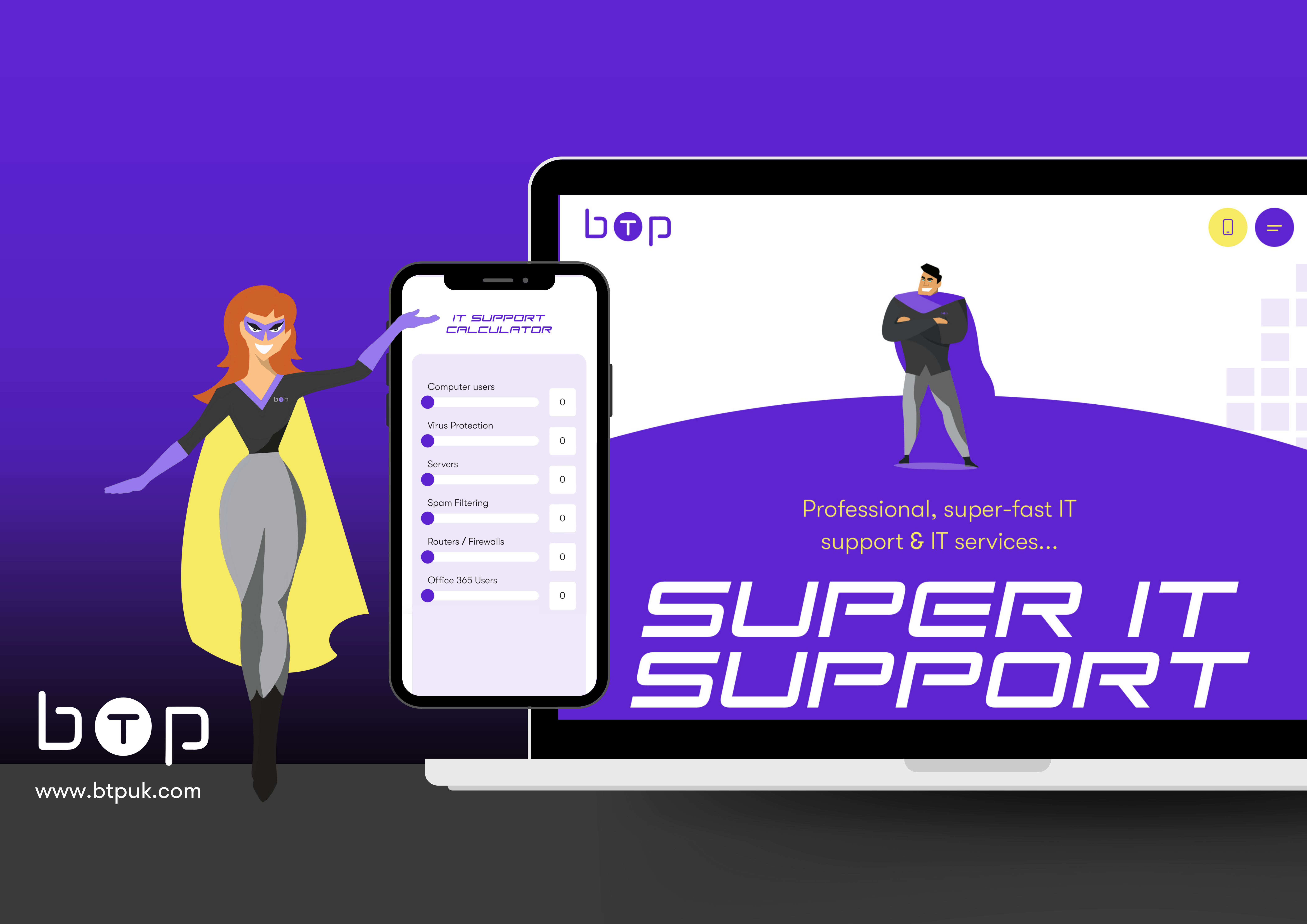 Remote and On-Site IT Support | BTP UK | Hampshire